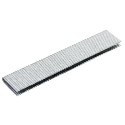 China 18 Gauge 90 Series Narrow Crown Staples 5.50mm Crown 1.25mm Width for ISO Standard Pneumatic Tools for sale