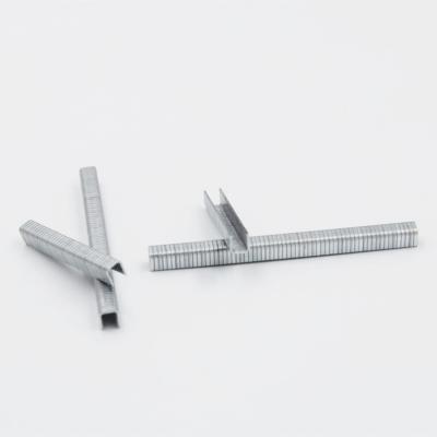 China 20 Gauge 416J Upholstery Staples 5.20mm Crown Steel U Type Nails for Pneumatic Tools for sale