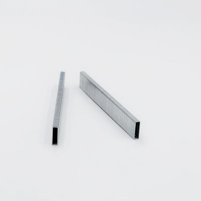 China 20 Gauge 4J Series Galvanized Steel Fine Crown Staple 5.20mm Crown 7/8 Inch Length for sale