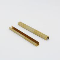 China 14 Series Galvanized Industrial Wire Staples 20 Gauge 10.10mm Crown 1/2 Inch Length 5000pcs per Box for sale