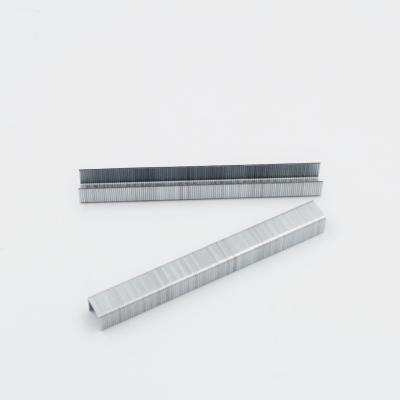 China 20 Gauge 84 Series Galvanized Industrial Wire Staples 12.2mm Crown 0.55mm Thickness for sale