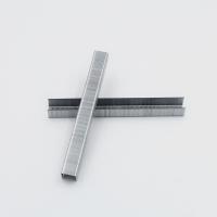 China 84 Series Galvanized Industrial Wire Staples 20 Gauge 8410 12.2mm Crown 0.55mm Thick for sale