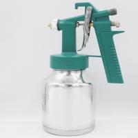 China Pneumatic Paint Spray Gun 600ml Aluminum Cup 1.3mm Nozzle Pressure Feed for Garden Tool Painting for sale