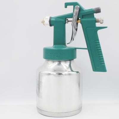 China Pneumatic Paint Spray Gun 600ml Aluminum Cup 1.3mm Nozzle Pressure Feed for Garden Tool Painting for sale
