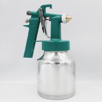 China Pneumatic Paint Spray Gun 600ml Aluminum Cup 1.3mm Nozzle Pressure Feed for Garden Tool Painting for sale