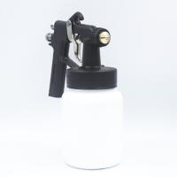 China 600ml Pneumatic Paint Spray Gun 1.3mm Nozzle Pressure Feed Sprayer for sale