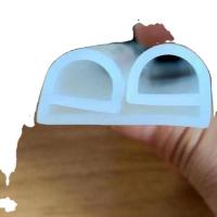China Factory Price Custom PVC Silicone Rubber Sealing Strip For Door And Window Wooden Door Rubber Seal for sale