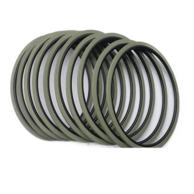 China High Quality Green Brown Color PTFE+NBR Glyd Ring for sale