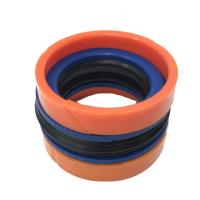 China Wholesale Price High Pressure Resistance Rubber Cylinder NBR POM Nylon Hydraulic Piston Oil Seals DAS KDAS Piston Seal for sale