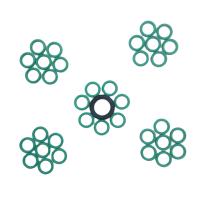 China FEP o ring with fkm or silicone material EPDM coated oring for sale