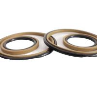 China Rubber STD Sliding Step Seal Glyd Ring for Rod Piston PTFE Filled Ring Seal for sale