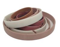 China Wear Ring carbon piston rings PTFE bronze filled PTFE wearing ring seals of any size for sale