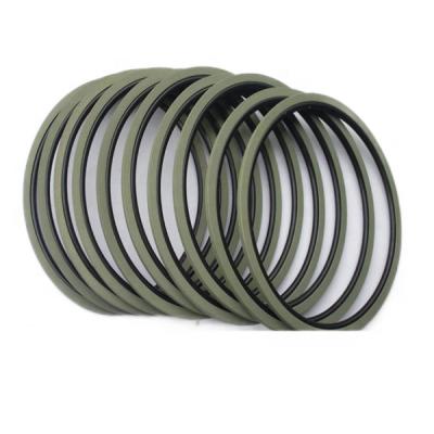 China Excavator Hydraulic Cylinder Piston Seals Glyd Ring Compact Seals Rings for sale