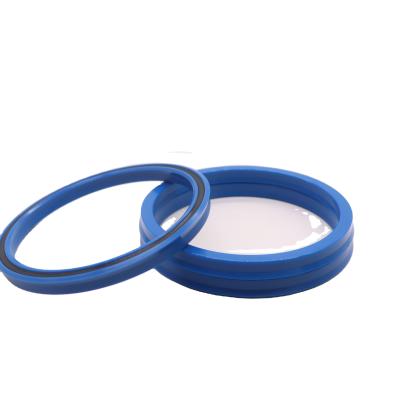China Hydraulic Cylinder Rubber PU+NBR X Ring Loaded U-Cup Seal High Pressure Rod Seal U+S Oil Seal for sale