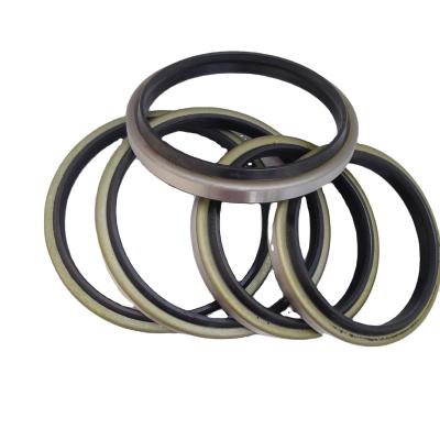 China China Factory PU DKBI Wiper Seals Hydraulic Cylinder Dust Rubber Seals with Metal Oil Seal Supplier for sale