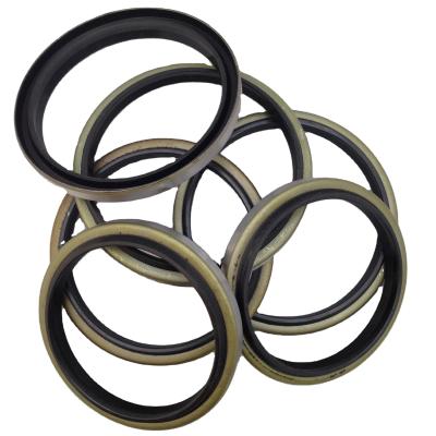 China Black NBR and metal oil resistance dust wiper seal dustproof mechanical oil seal apply for DKB / DKBI for sale