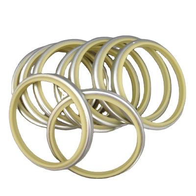 China NBR FKM PU Excavator Oil Seal Hydraulic Metal GA DKB DKBI Dust Wiper Seal for sale