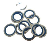 China Factory ISO Certificated M3-M100 Hardware Mechanical Seals Bonded Seal Washer Bonded Rubber Seal for sale