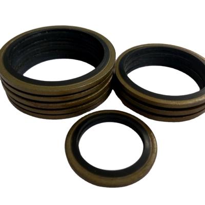 China Standard Steel NBR Bonded Washer Hydraulic Combined Seals Steel FKM Bonded Seals for sale