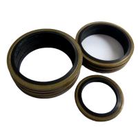 China NBR material Bonded seal with iron steel ring rubber metal Bonded Seal for sale