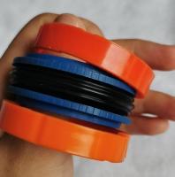 China Hydraulic Piston Seals KDAS Seal PU PTFE NBR FKM Rubber Hydraulic Cylinder Seal for sale