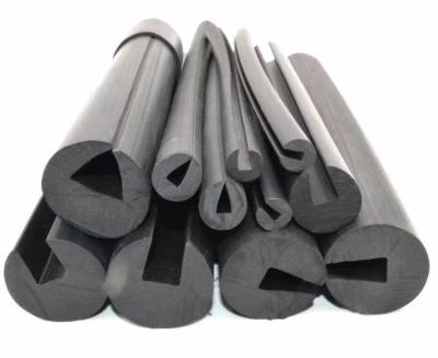 China Good Quality Customizable Extruded Sealing Rubber Strip for Various Profiles Stripe for sale