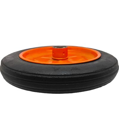 China Manufacturer produce 3.00-8 PU foam solid small wheel for carts wheel other wheels,tires and accessories for sale