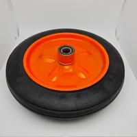 China Manufacturer produce 3.00-8 PU foam solid small wheel for carts wheel other wheels,tires and accessories for sale