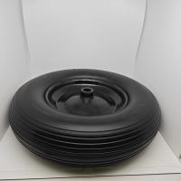 China 10'' inch solid rubber/PU wheel for mini agriculture machine for sale