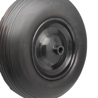 China Professional Manufacturer 16 inch 4.00-8 hand cart pneumatic tires air wheels for wheelbarrow hand trolley for sale