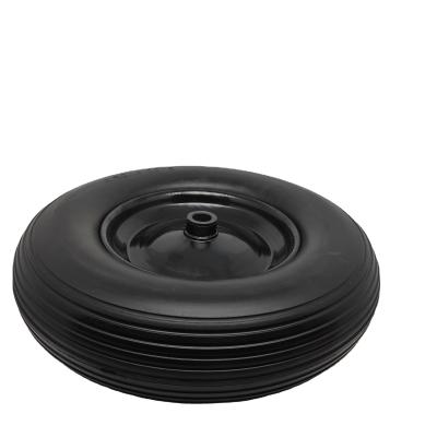 China high quality 14inch 3.50-8 wheelbarrows Polyurethane Foam tires barrow wheels for sale