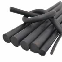 China OEM ODM Custom Various sizes EPDM Rubber Black Moulding Extrusion P shapes dam  seals strips for sale