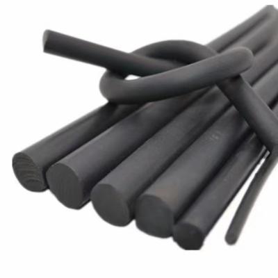 China OEM ODM Custom Various sizes EPDM Rubber Black Moulding Extrusion P shapes dam  seals strips for sale