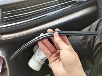 China OEM ODM Custom Various sizes EPDM Rubber Black Moulding Extrusion P shapes dam  seals strips for sale