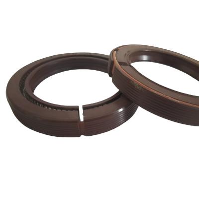 China Rubber NBR/FKM/VMQ/ACM TC type double lip oil seal split skeleton oil seal parts for sale