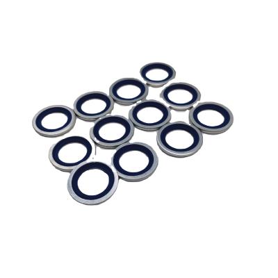China M12 M14 M16 M18 M20 M22 M24 Combined Sealing Metal Rubber Compound Bonded Fit Oil Gasket Ring for sale