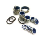 China M12 M14 M16 M18 M20 M22 M24 Combined Sealing Washer Metal Rubber Compound Bonded Washer Fit Oil Gasket Ring for sale