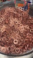 China China Factory Good Quality OEM Oil Drain Plug Copper washer Gasket ,copper ring gasket seal for sale