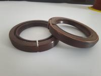China Rubber FKM stainless split oil seal Phenolic resin cloth split seals for Mechanical Reducer/Heating furnace blower for sale