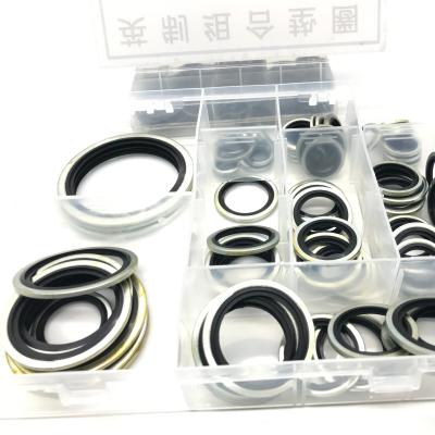 China British size inch size bonded seal gasket galvanized carbon steel good quality bonded seal gasket washer for sale