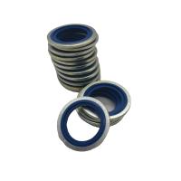 China M12 M14 M16 M18 M20 M22 M24 Combined Sealing Washer Metal Rubber Compound Bonded Washer Fit Oil Gasket Ring for sale