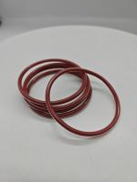 China 5.33 mm  thickness FEP Encapsulated FKM Oring  in Red Color for sale