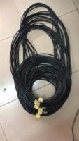 China High Temperature NBR FKM Silicone EPDM O-Ring Seal Rubber Cord Strip Square Rubber O Ring Cord for sale