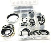 China Manufacturer Selling Rubber Metal ring NBR FKM Bonded Oil Seal for sale
