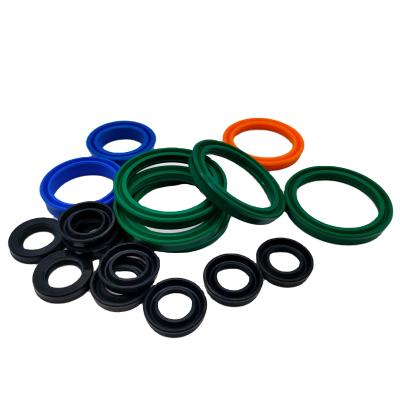China Polyurethane Piston Seal With Quad ring Hydraulic Cylinder Oil Seal TPU UN IDI UHS DHS for sale