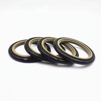 China Hydraulic PTFE Parts Cylinder Piston NBR PTFE Bronze BSF Rubber Ring Seal for sale