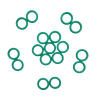 China Good Heat Resistant FKM material Rubber  large giant size rubber o ring FKM O-rings for sale
