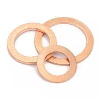 China M3 M4 M5 M6 M8 M10 M12 Flat Copper Brass Aluminum Washer for sale