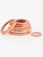 China Wholesale DIN125 DIN433 round copper flat washer m4 m5 m6 10mm m14 large brass flat washers for sale