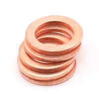 China Wholesale DIN125 DIN433 round copper flat washer m4 m5 m6 10mm m14 large brass flat washers for sale